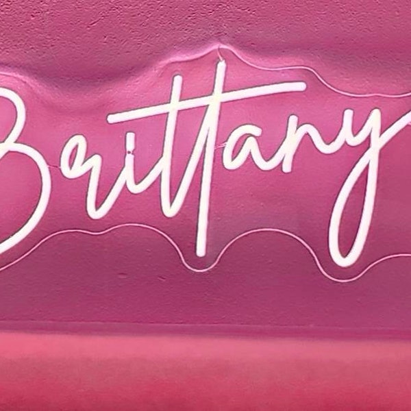 Neon Sign Best Day Ever, Custom Neon Sign Wedding, Neon Wedding Sign ...