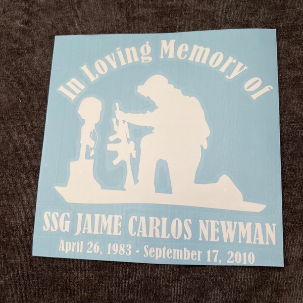 Custom in Loving Memory Memorial Heart Love Butterfly Die Cut Decal ...