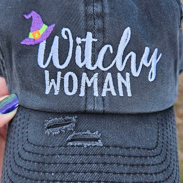 Witchy Woman Hat | Halloween Hat | Halloween Hats for Women | Custom ...