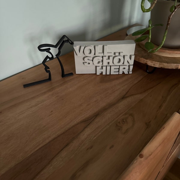 LETTER BRICK | Beton-Schild „Sei frech, wild und wunderbar ...