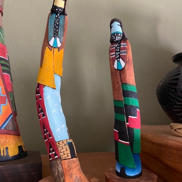 Museum Quality Traditional Hopi Chasing Star nangasohh Kachina/made by ...