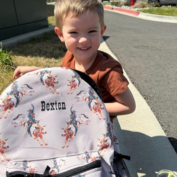 Personalized Western Backpack, Western Backpack, School Backpack ...