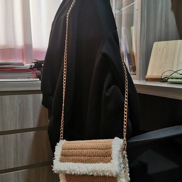 DIY Bag Kit With Tutorial Video | Plastic Canvas | Chain Bag | Chunky ...