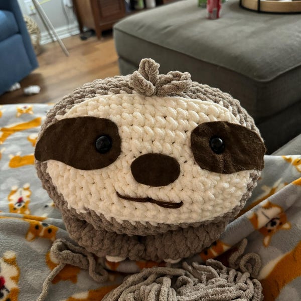 Giant Sloth Crochet Pattern - Etsy