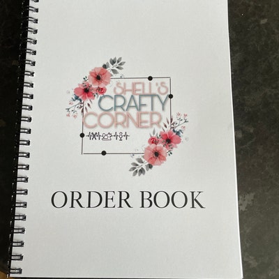 Your Logo Order Book, A5 Business Order Book, Personalised Order Book ...