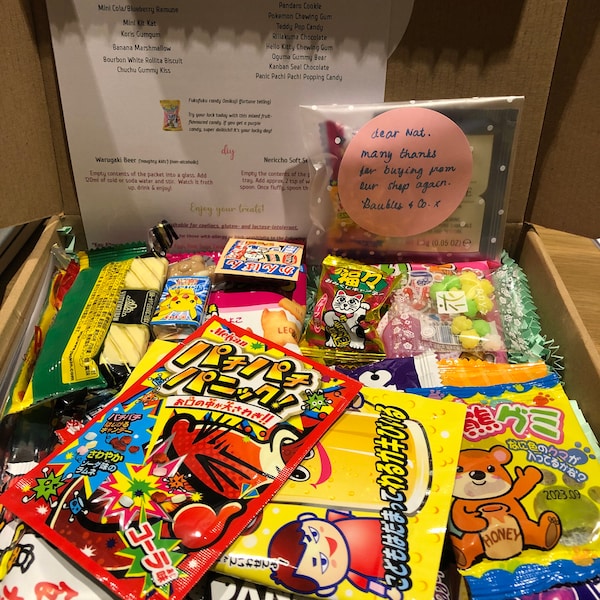 Taste of Japan Mystery Snack Box Dagashi | Japanese Sweets & Snacks ...