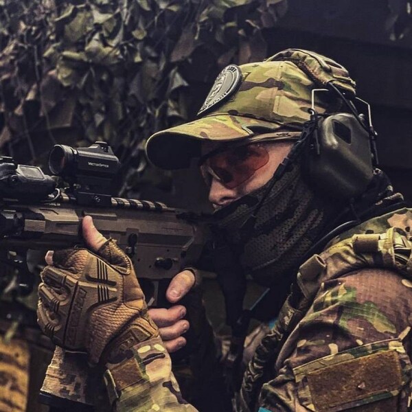 Dark Woodland Airsoft Face Protection Snood - Lightweight Tactical Mask ...