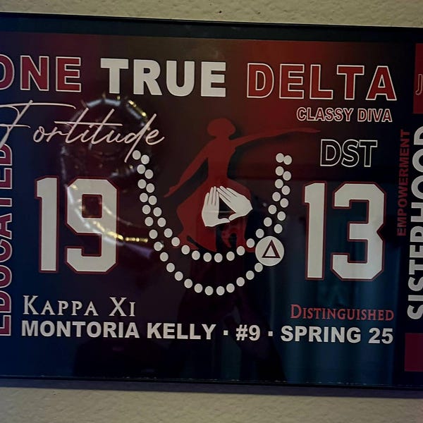 Personalized Delta Sigma Theta Wall Art | Diva DST Print | Custom ...