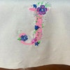Floral Whole Alphabet Garden Flag Monogram Lace Swirl Flowers - Etsy