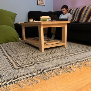 8x10 Ft Indian Dari Rug Solid Woven Rug Cotton Rug Bath Rug - Etsy