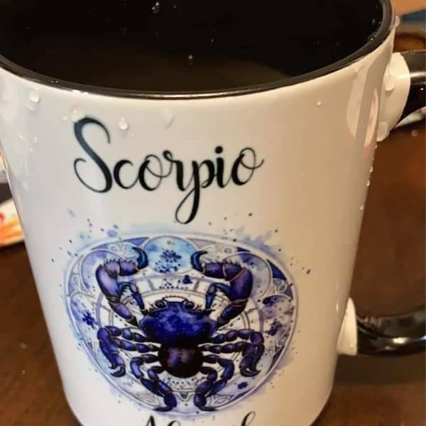 Personalized Astrology Zodiac Sign Mug, Custom Zodiac Birthday Mug ...