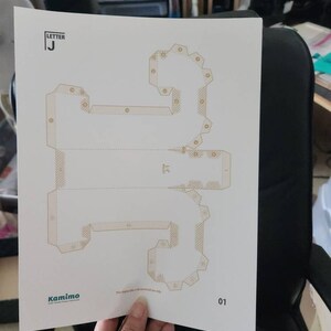 3D Alphabet Letters, Accents and Marks and Numbers Papercraft Pack ...