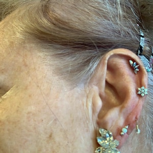 Tiny Nose Stud Sterling Silver CZ Nose Stud Mini Micro Nose Stud 1.5mm ...