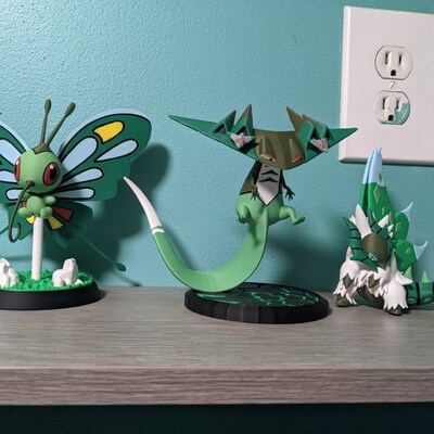 Custom Pokemon Figure 3D Printed Regular and Shiny Collectible Pokemon ...