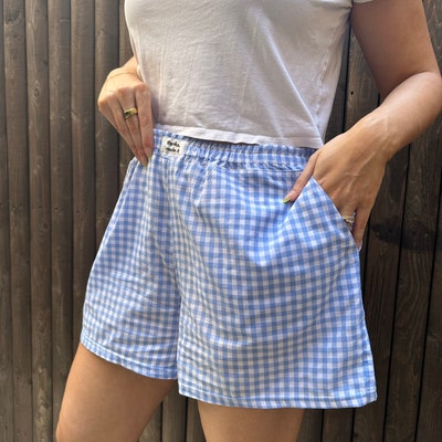 Gingham Casual Short PDF Sewing Pattern Sizes:us2-12 UK6-16 EU34-44 XS ...