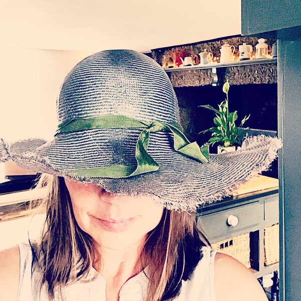 Seagreen Squashed Peachbloom Hat With Vintaged Grosgrain - Etsy