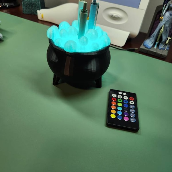Cauldron Pen Holder Halloween Witch Decor - Etsy