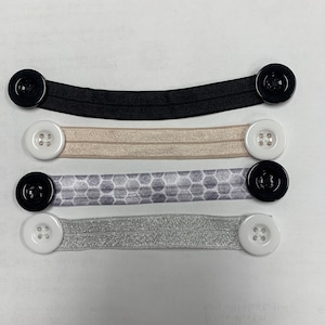 Ear Savers for Face Masks, Elastic Face Mask Extensions With Button for ...