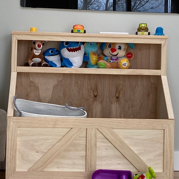 Wood Toy Chest Plans I TOY PLANS I DIY Wood Storage I Toy Storage I ...