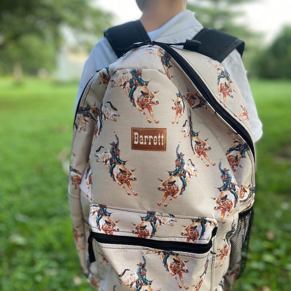 Personalized Western Backpack, Western Backpack, School Backpack ...