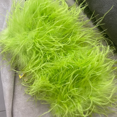 Tina Neon Green Boas Feathers Top for Women,graduation Gift ...