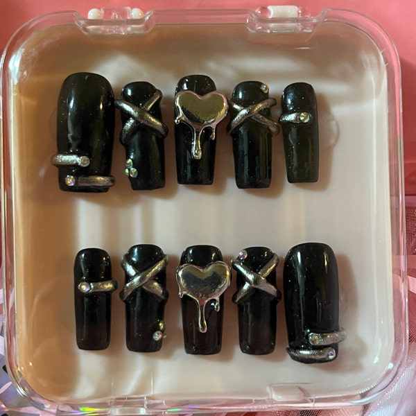 Custom Eilish Nails (HMHAS) - Etsy