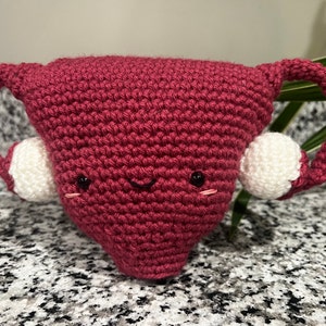 Anatomical Uterus Crochet Pattern PATTERN ONLY Instant DOWNLOAD ...
