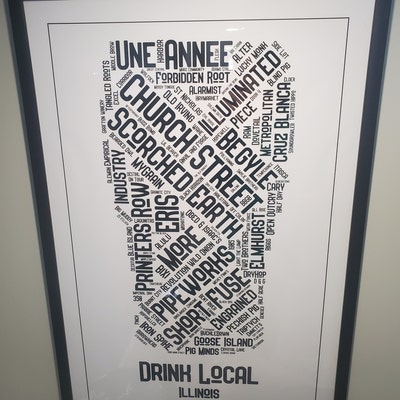 Cincinnati Breweries Map - Etsy