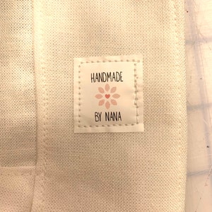 Fold-over Fabric Garment Product Tags for Handmade Items - Etsy