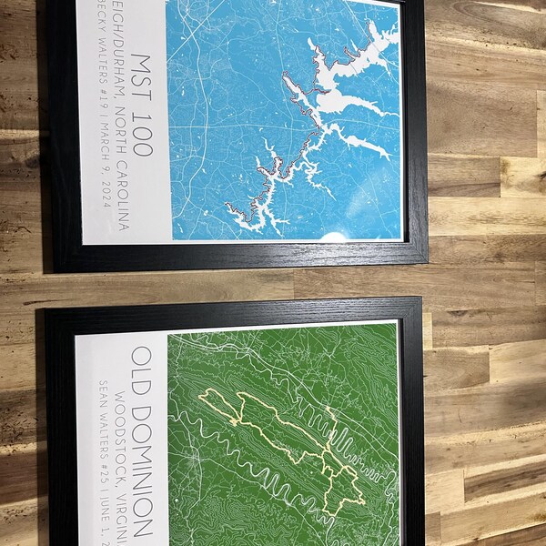 Personalized Marathon Map, Running Gifts for Men, Runner Gifts for ...