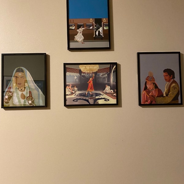 Bollywood Art-dilwale Dulhaniya Le Jayenge,train Scene,ddlj Movie ...