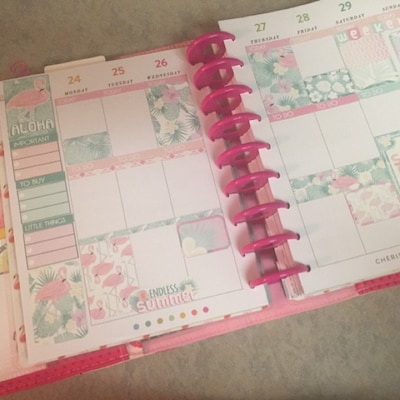 Summer Planner Stickers Printable Kit for Classic Happy Planner ...