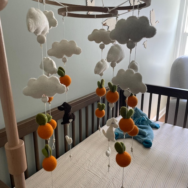 Clementine 6 Pack // Felt Shapes // Wool Felt Pom Poms, DIY Garland ...