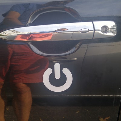 Power Button Symbol Vinyl Decal Sticker - Etsy