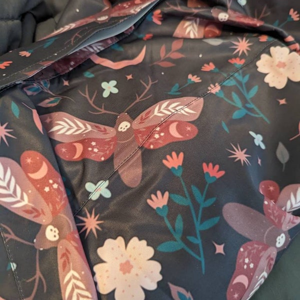 Cottagecore Butterflies Button-up Style Shirt, Goth Shirt, Mystic ...