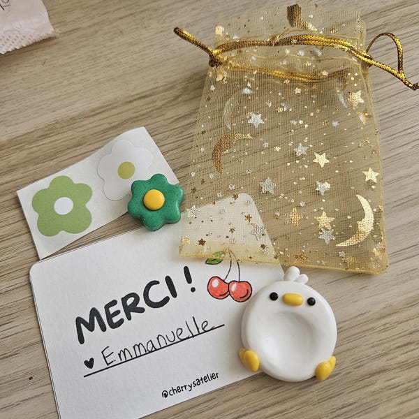 Panda Worry Stone - Handmade With Polymer Clay, This Pocket-sized Thumb ...