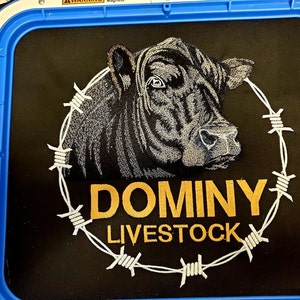 E.M.S. Full Back Embroidery Design - Etsy