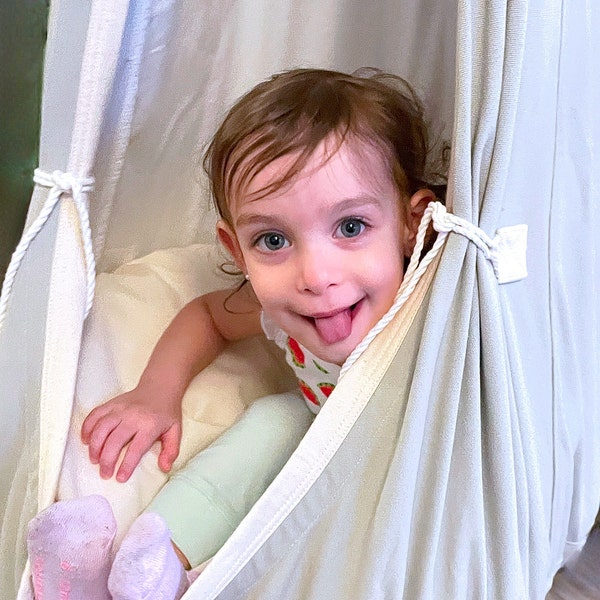 SWING COCOON Light Grey. BEST Birthday Gift. Hanging Chair for Kids ...