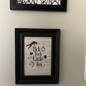 ACOTAR/ACOMAF/ACOWAR Feyre Back Tattoo Moon Phases Book Page - Etsy