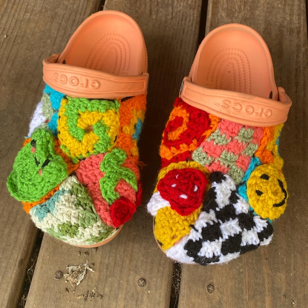 Crochet Croc Cover, Shoe Pattern - Instant PDF Download, Creative ...