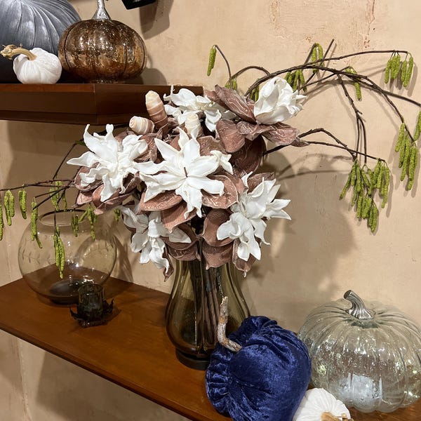 Foam Flower Botanical - Realistic Foam Botanical - - Etsy