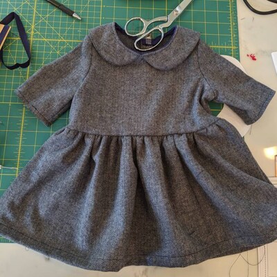 Check Dress PDF Sewing Pattern - Etsy