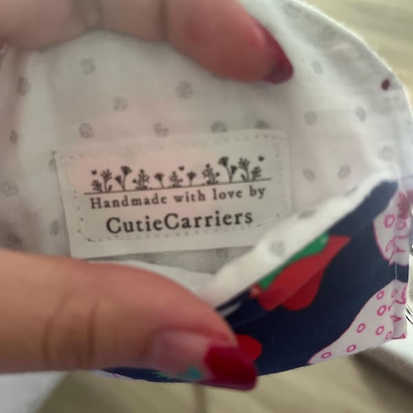 Fabric Sewing Labels, 40x Sew-on, or 16x,fold-over, Iron-on, Cotton, to ...