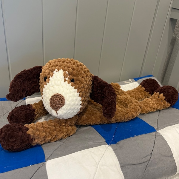 Dog Snuggler Crochet Pattern, Puppy Lovey Crochet Pattern, Cuddle Toy ...
