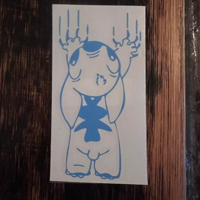 Scratching Stitch Vinyl Decal/sticker - Etsy