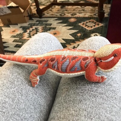 Citrus Very Detailed Stuffed Bearded Dragon Softy, Low Maintainance ...