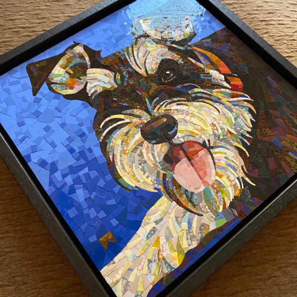 Mosaic "doodle" Wall Art - Etsy