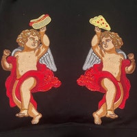 Fishtail Old English Gothic Font Glitter Sparkle Letter Patch - Etsy