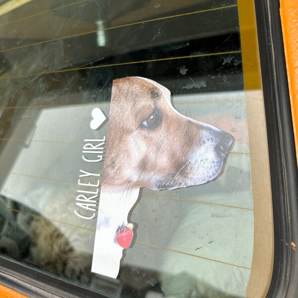 Custom Pet Sticker, Die-cut Dog Decals for Car, Cat Laptop Stickers ...