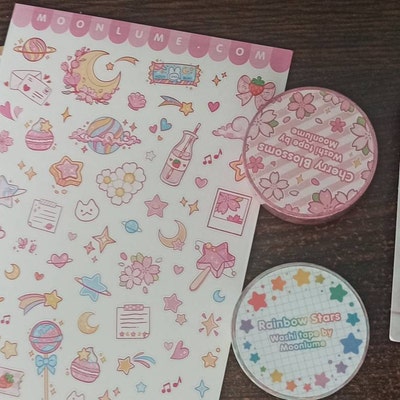 LOVECORE STICKERS Matte Vinyl Sticker Sheet 15 Cute Valentine Love ...